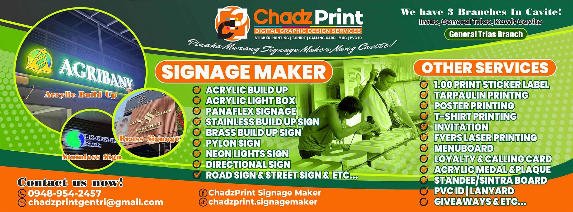 ChadzPrint® - Creative Signage and Printing Solutions